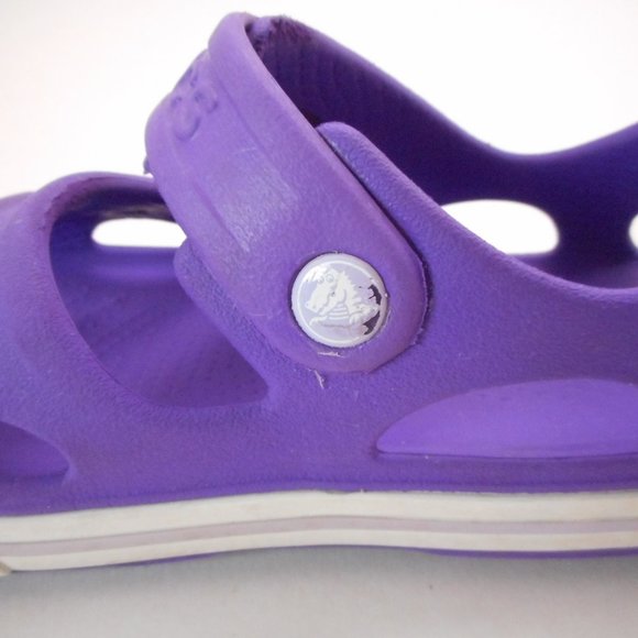 CROCS | Shoes | Crocs Girls Size 3 C13 Crocband Ii Purple Sandals ...